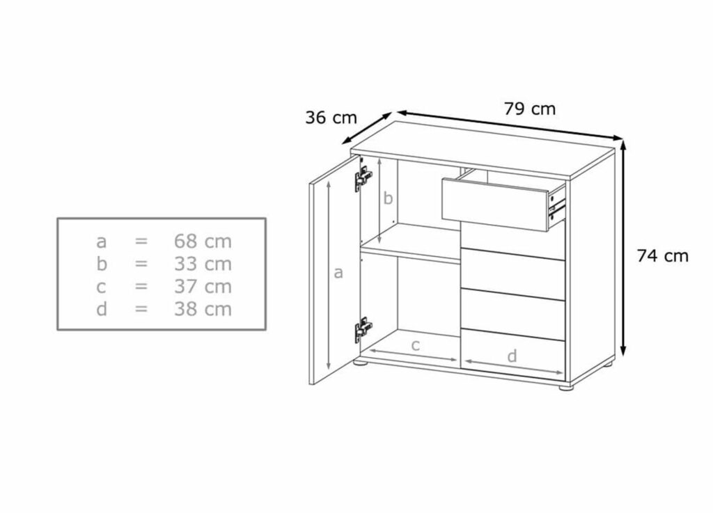 Commode de rangement pas cher moderne et design
