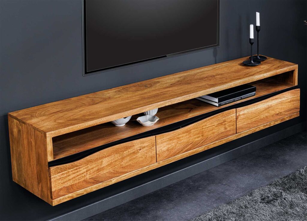 Meuble Tv En Bois Massif